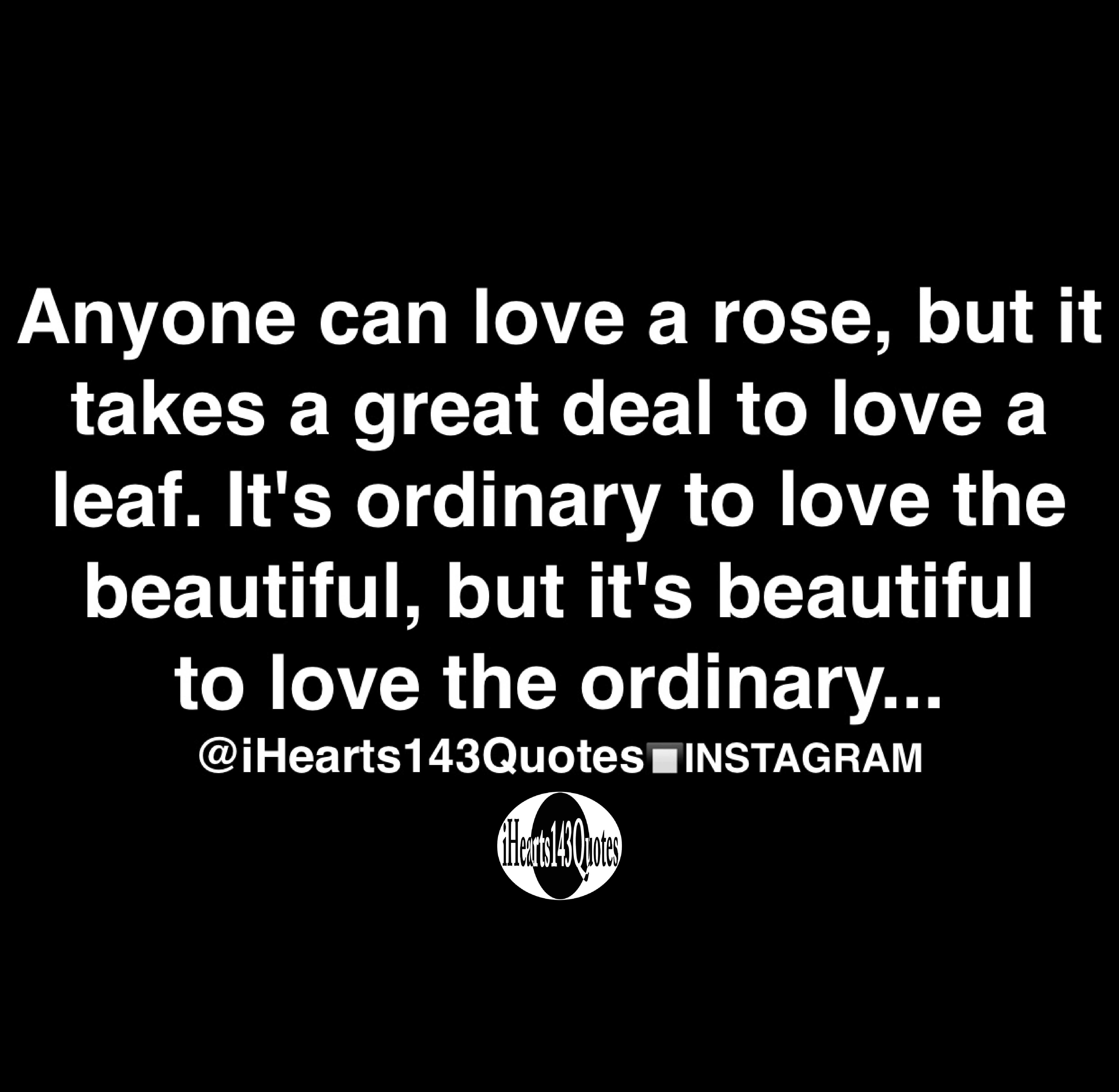 Ordinary Love Quote