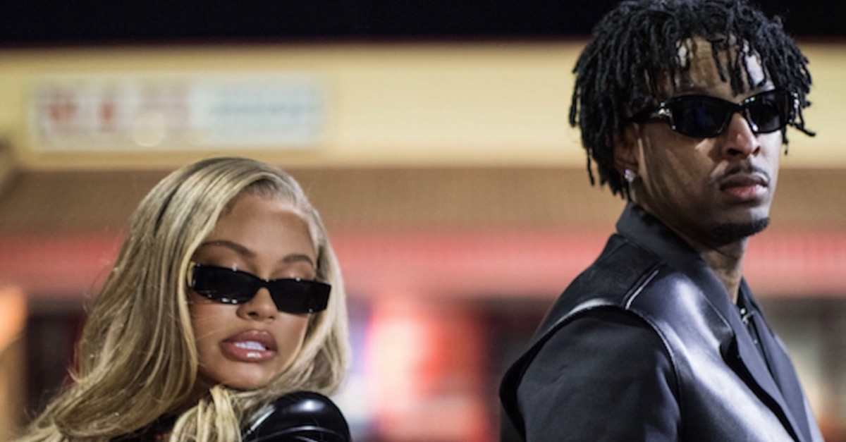 Rapper Latto Fuels Dating Rumors With 21 Savage Through 'Sheyaa' Tattoo ...