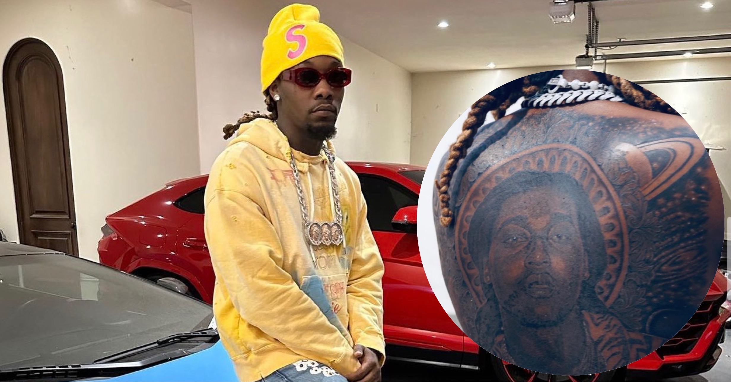 Offset Honors Takeoff With Massive Back Tattoo: 'Love You 4L And After ...
