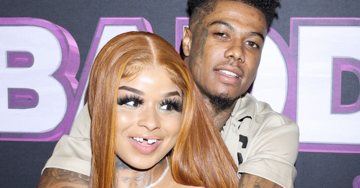 Blueface Criticizes Chrisean Rock For Holding Up The Prayer Line With ...