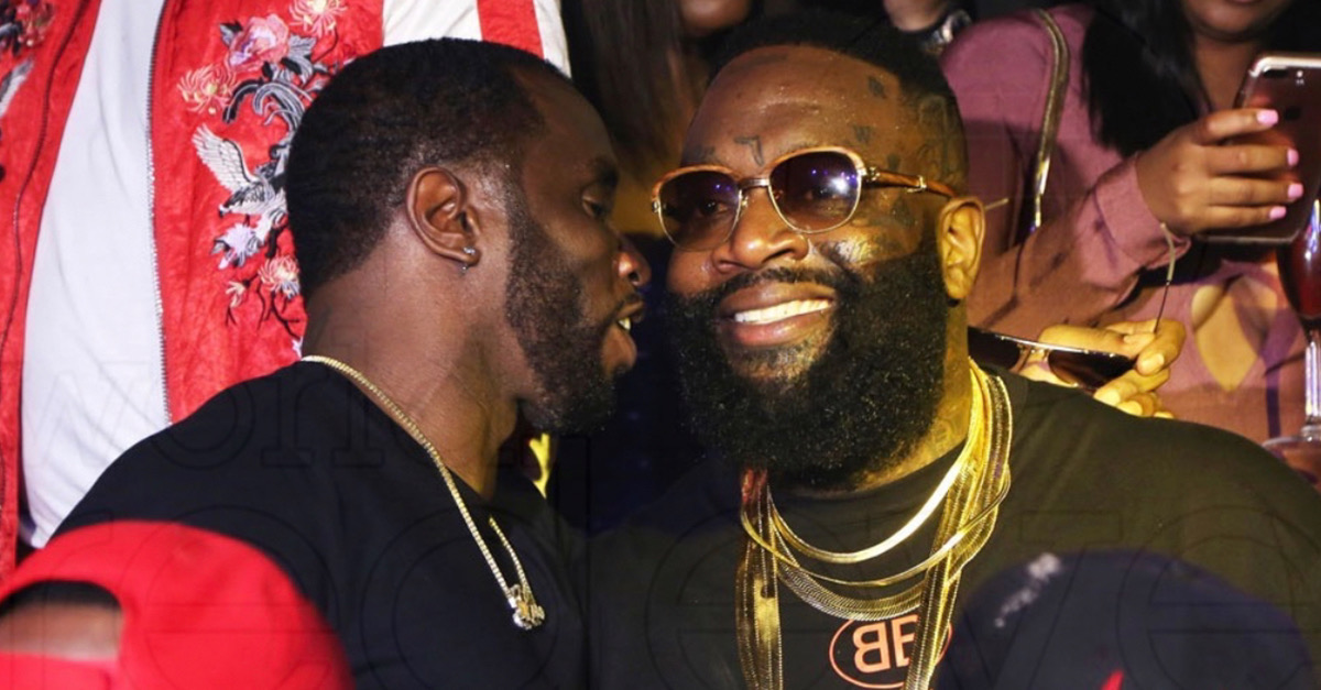 Diddy Announces Grand Entrance At Rick Ross' Car Show With His Private ...