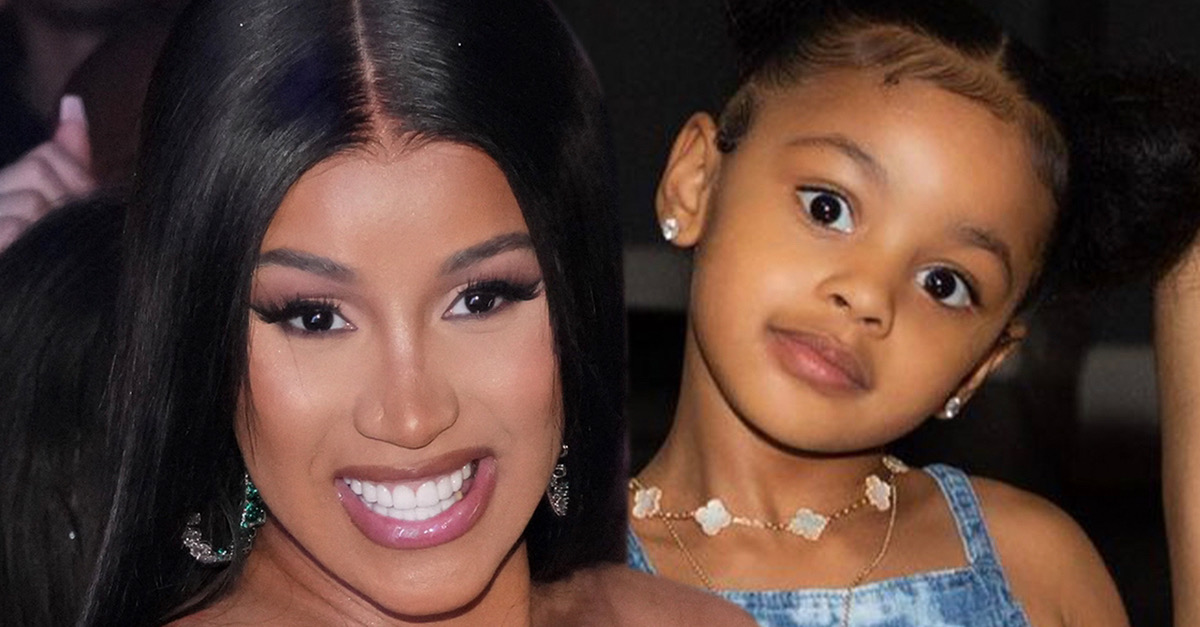 Cardi B's Daughter Kulture Calls Her Out for Drinking: Adorable Video ...