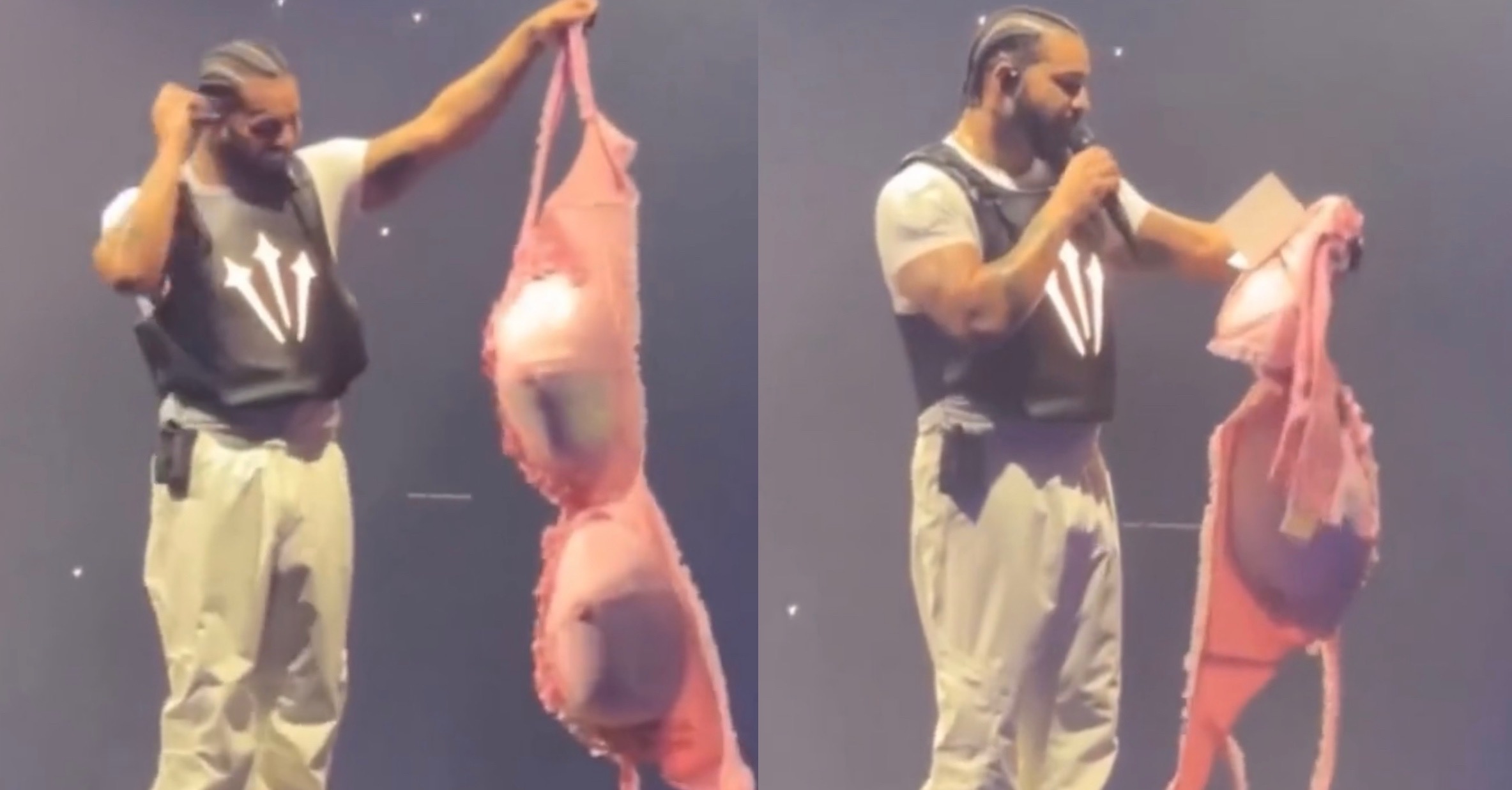 Drake Amazed by Record-Breaking Fan Gesture During Concert ...