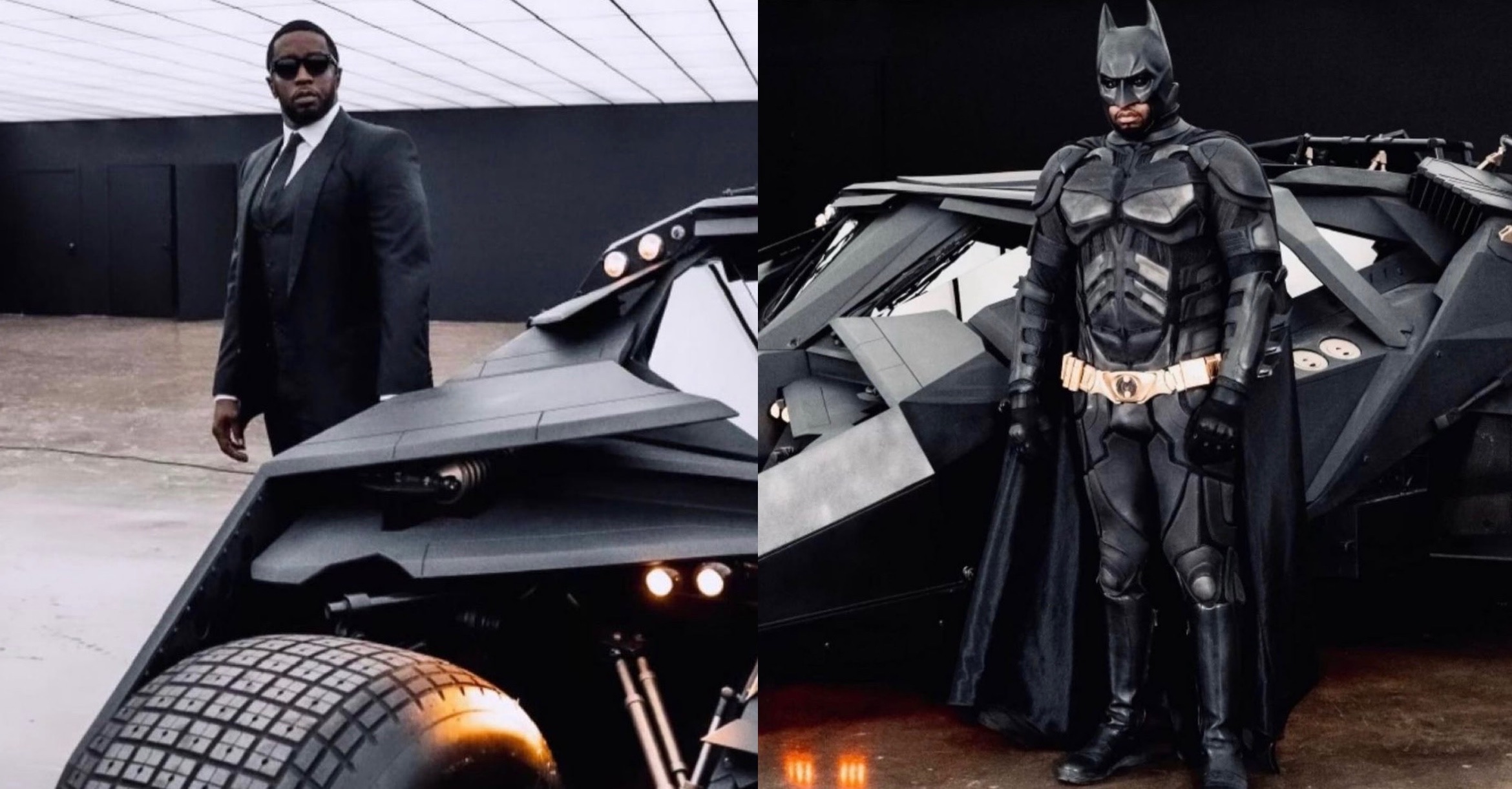 Diddy's Spectacular Halloween Transformation as the 'Dark Knight' After ...