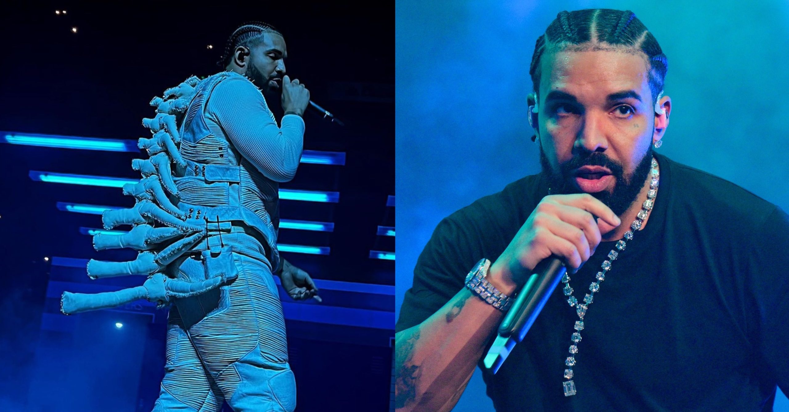 Drake's Unique Spine Ensemble Steals the Spotlight on Tour Opener ...