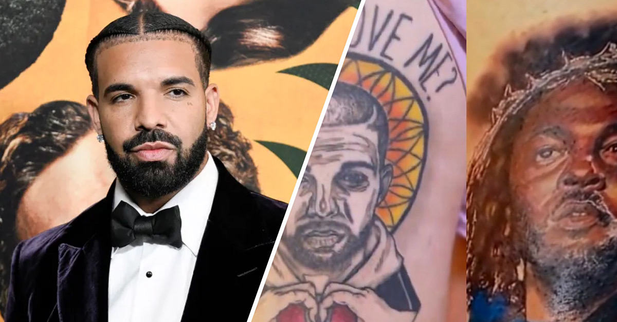 Kendrick Lamar Tattoo Sparks Controversy as Drake Fan Switches ...