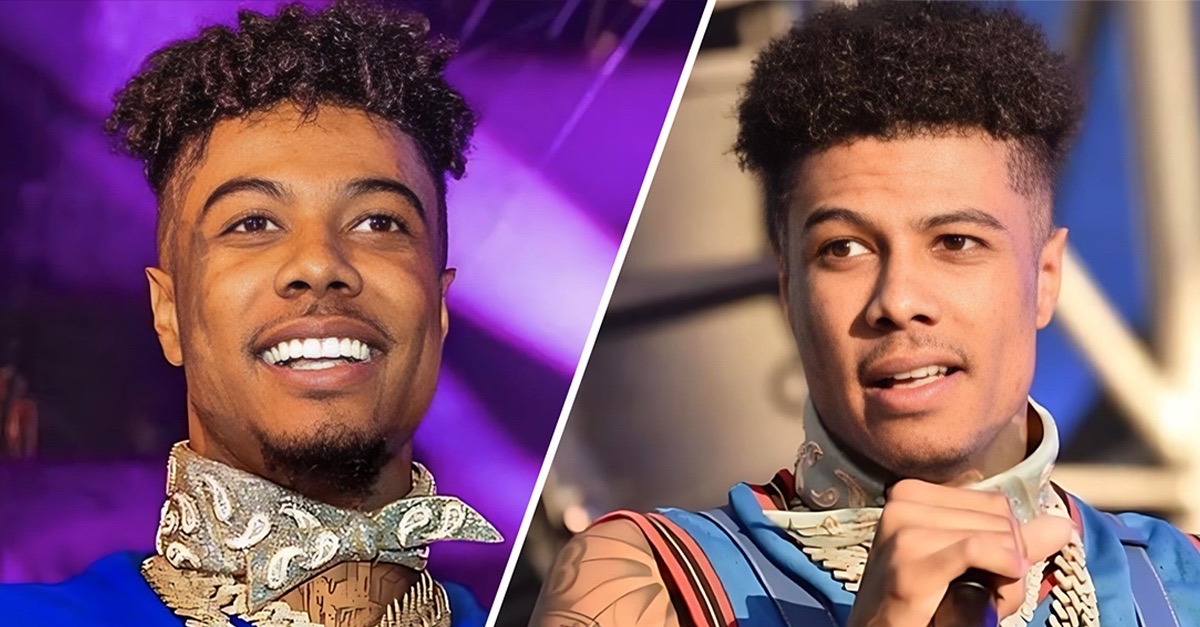 Blueface's Bold New Face Tattoos Ignite a Fiery Response from His Mom ...