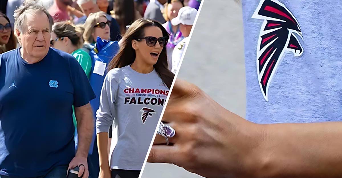 Bill Belichick and Jordon Hudson Throw Epic Shade at Falcons... And ...