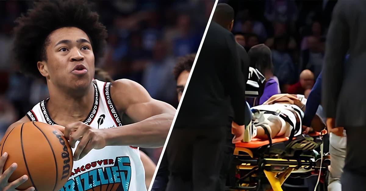 Grizzlies Rookie Jaylen Wells Stretchered Off After Brutal Fall... Fans ...